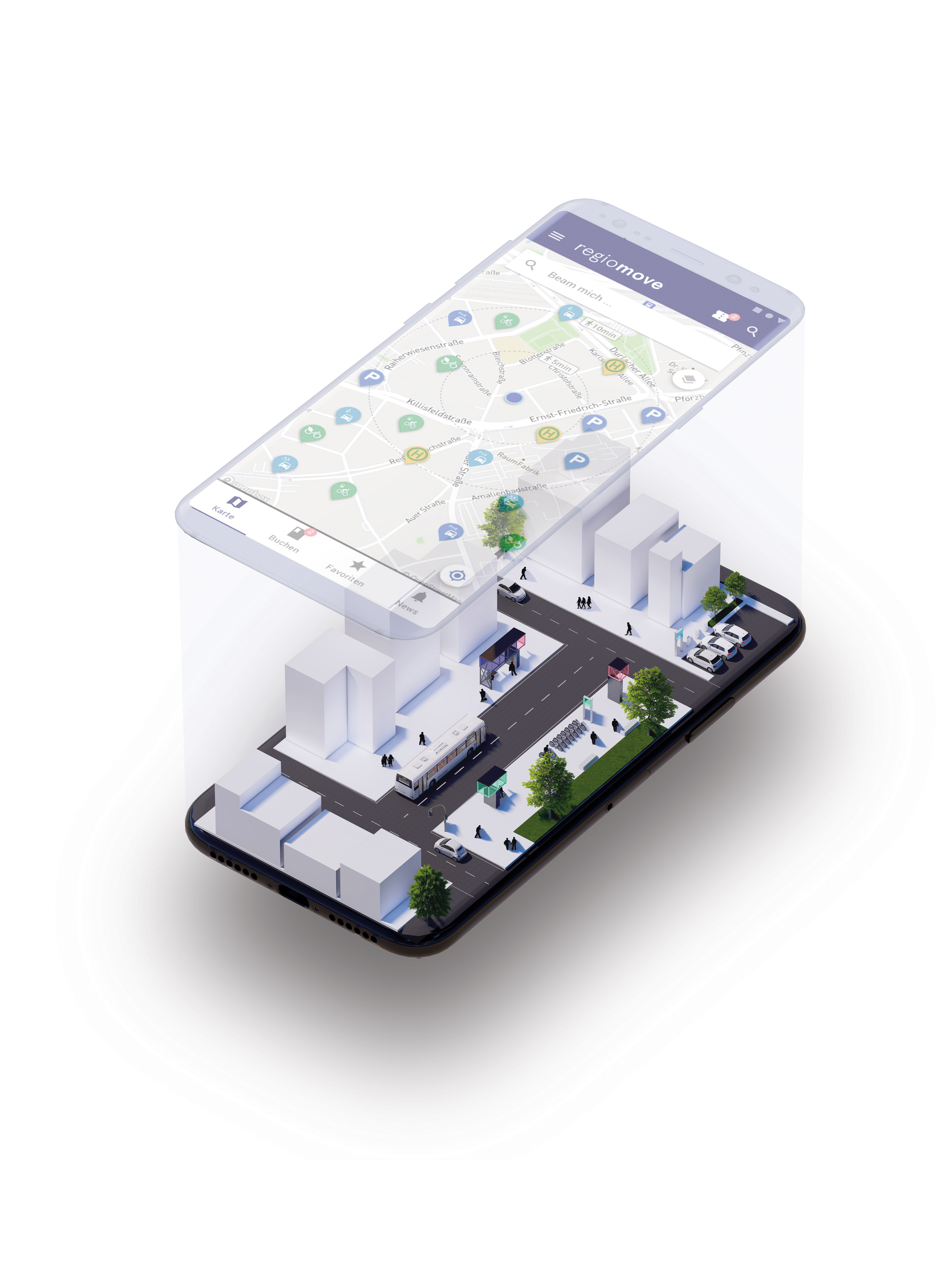 iF Design - Mobility hub regiomove