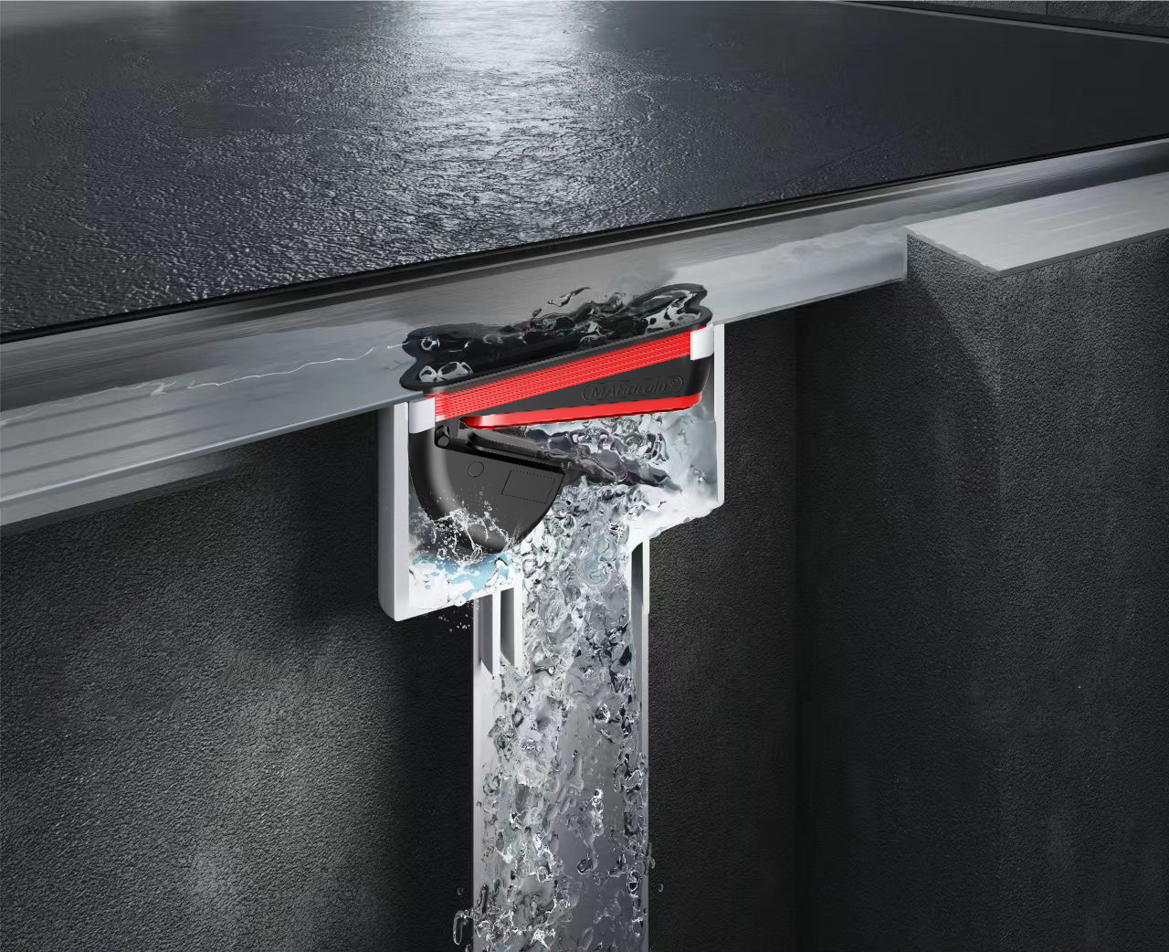 iF Design - Magnetic Drain Valve for Linear Floor Drain