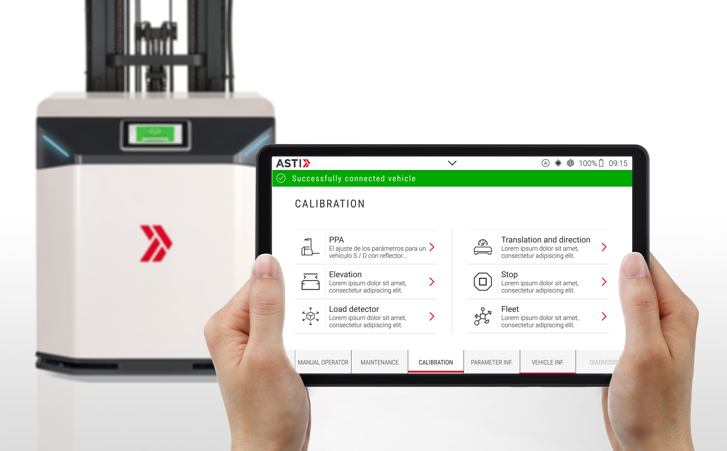 iF Design - AGV´S HMI INTERFACE DESIGN