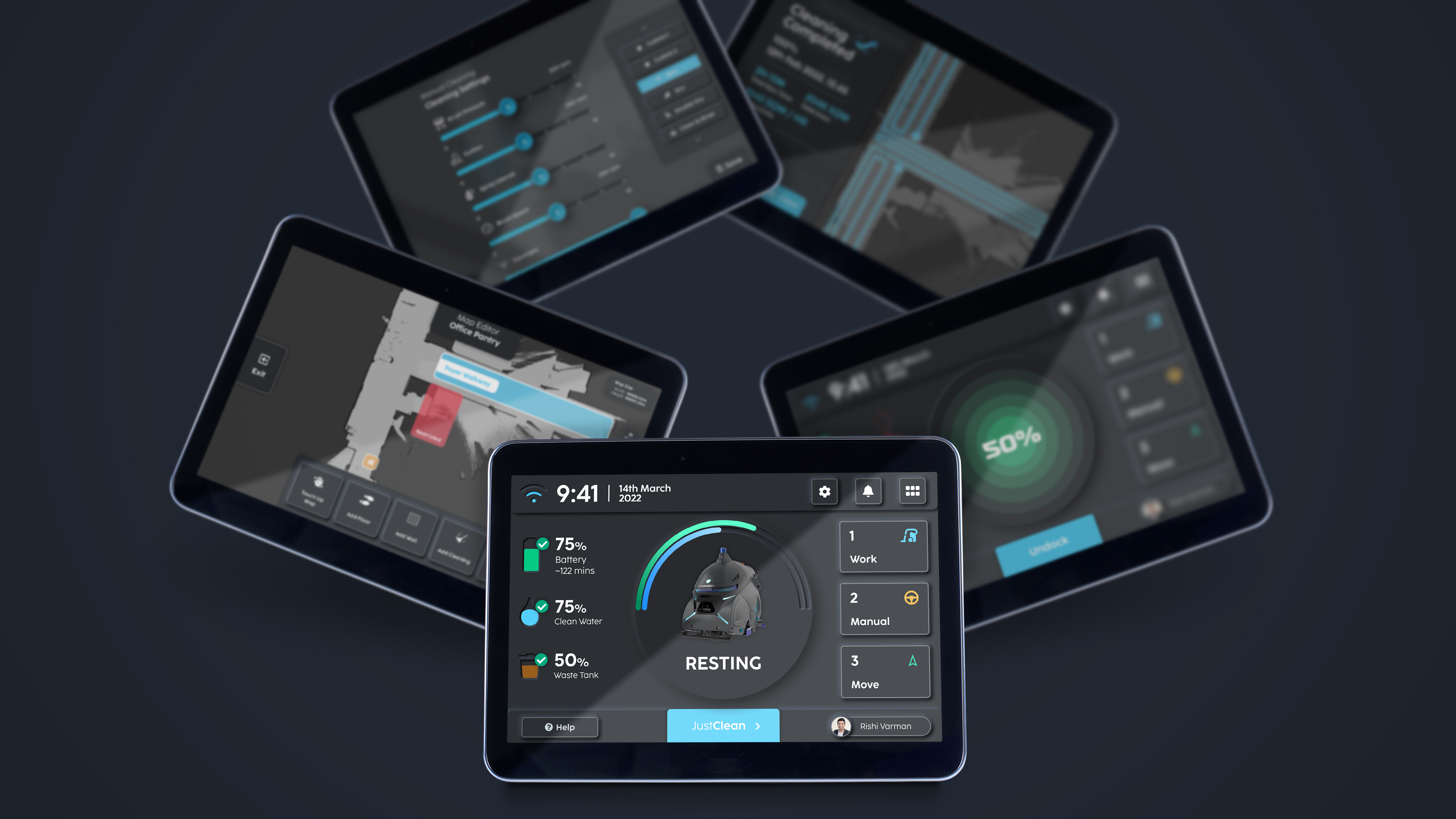 iF Design - LionsOS - Unified Robot Command System