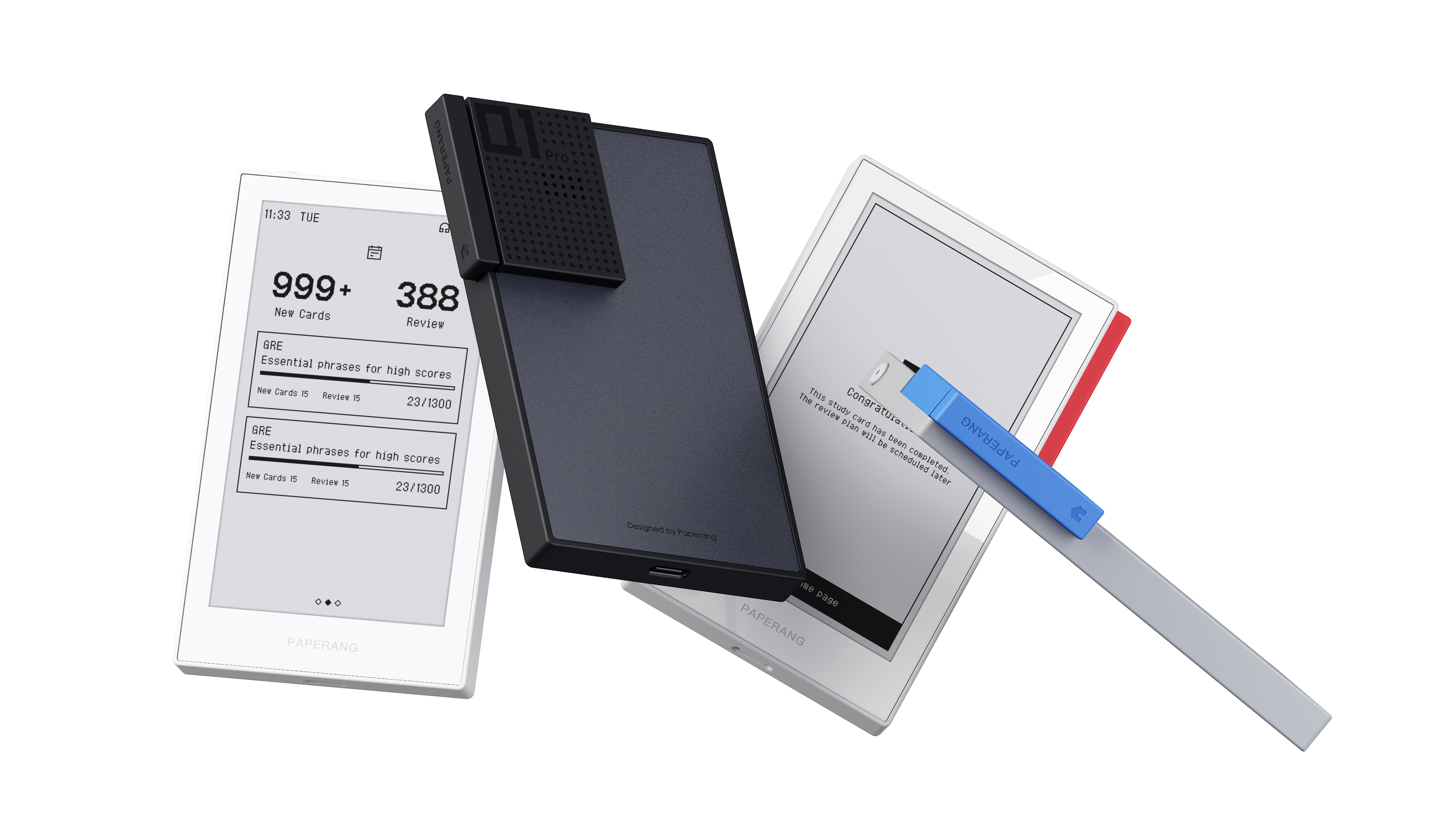 iF Design - PAPERANG E-Ink vocabulary card Q1