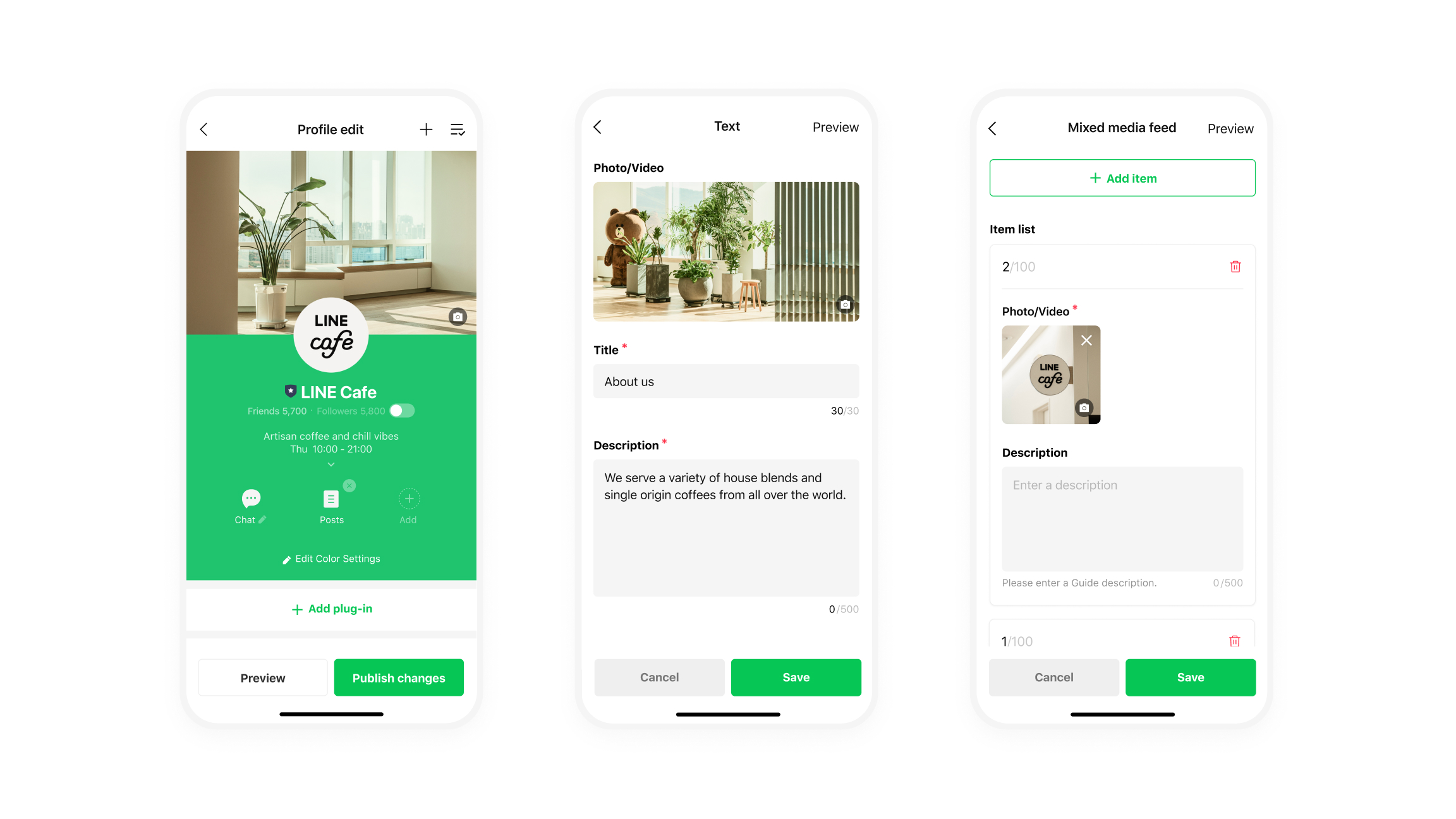 iF Design - LINE OA Profile