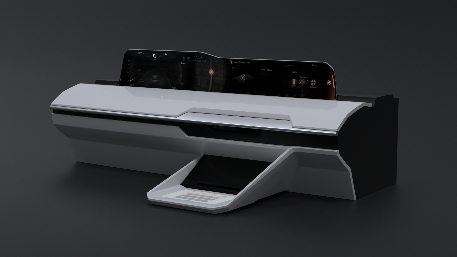 iF Design - MOBIS Next Infotainment System - Swivel Display