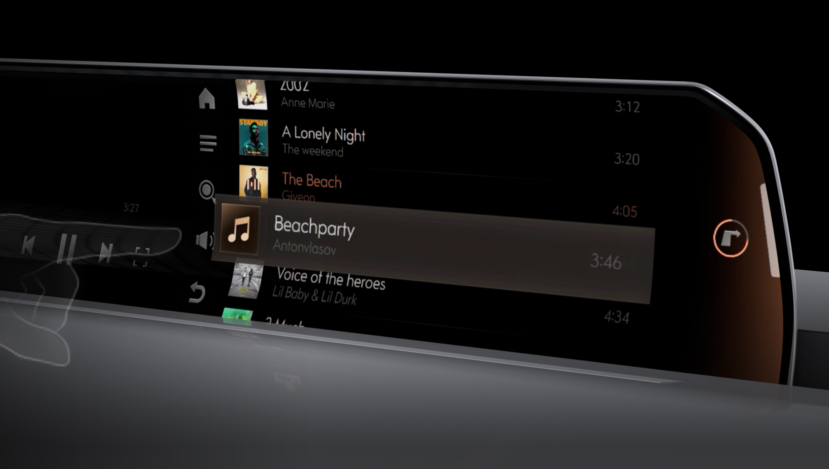 iF Design - MOBIS Next Infotainment System - Swivel Display