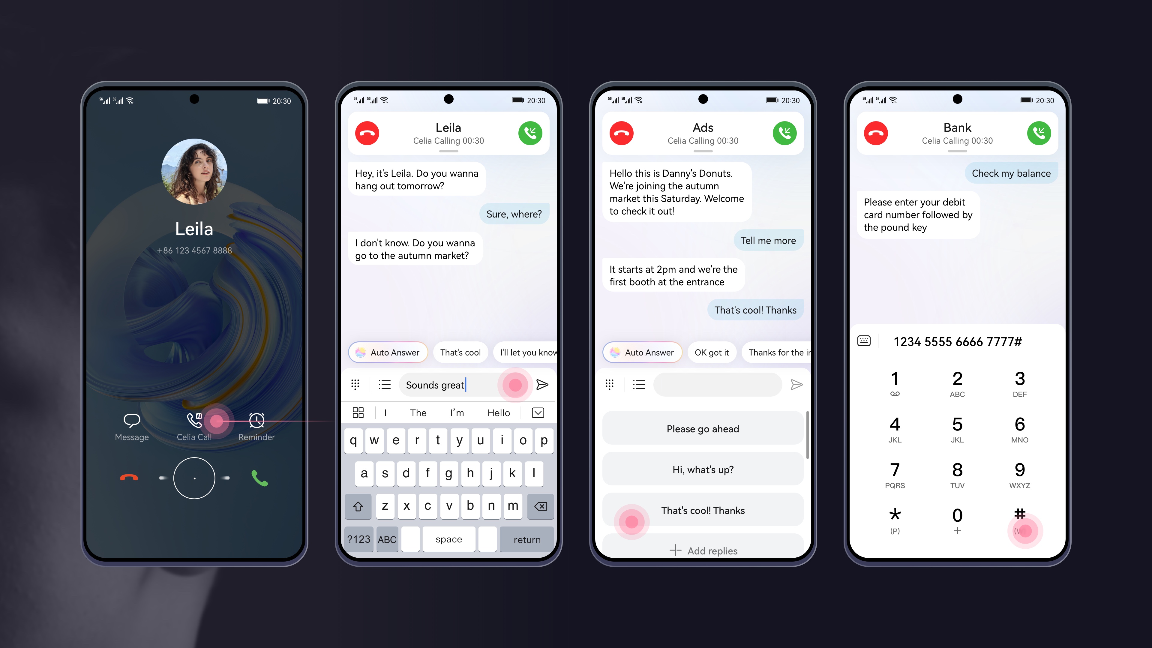 iF Design - Huawei Celia Call - Your Calling Assistant