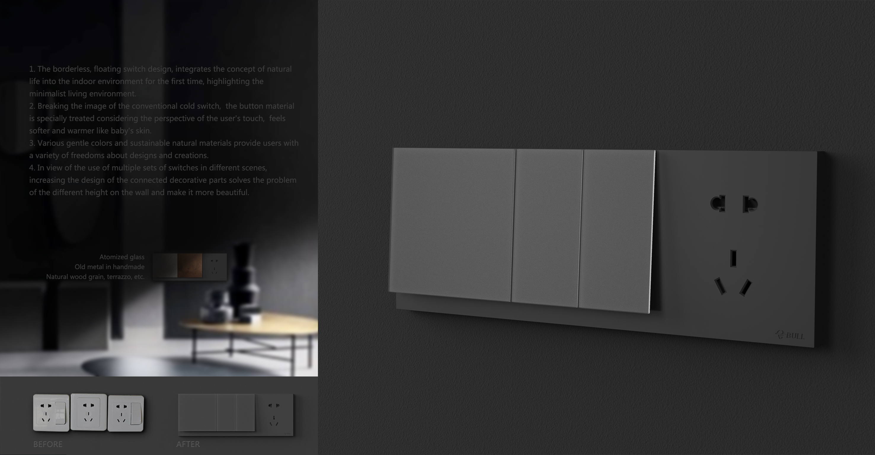 iF Design - Bull G27 series wall switch