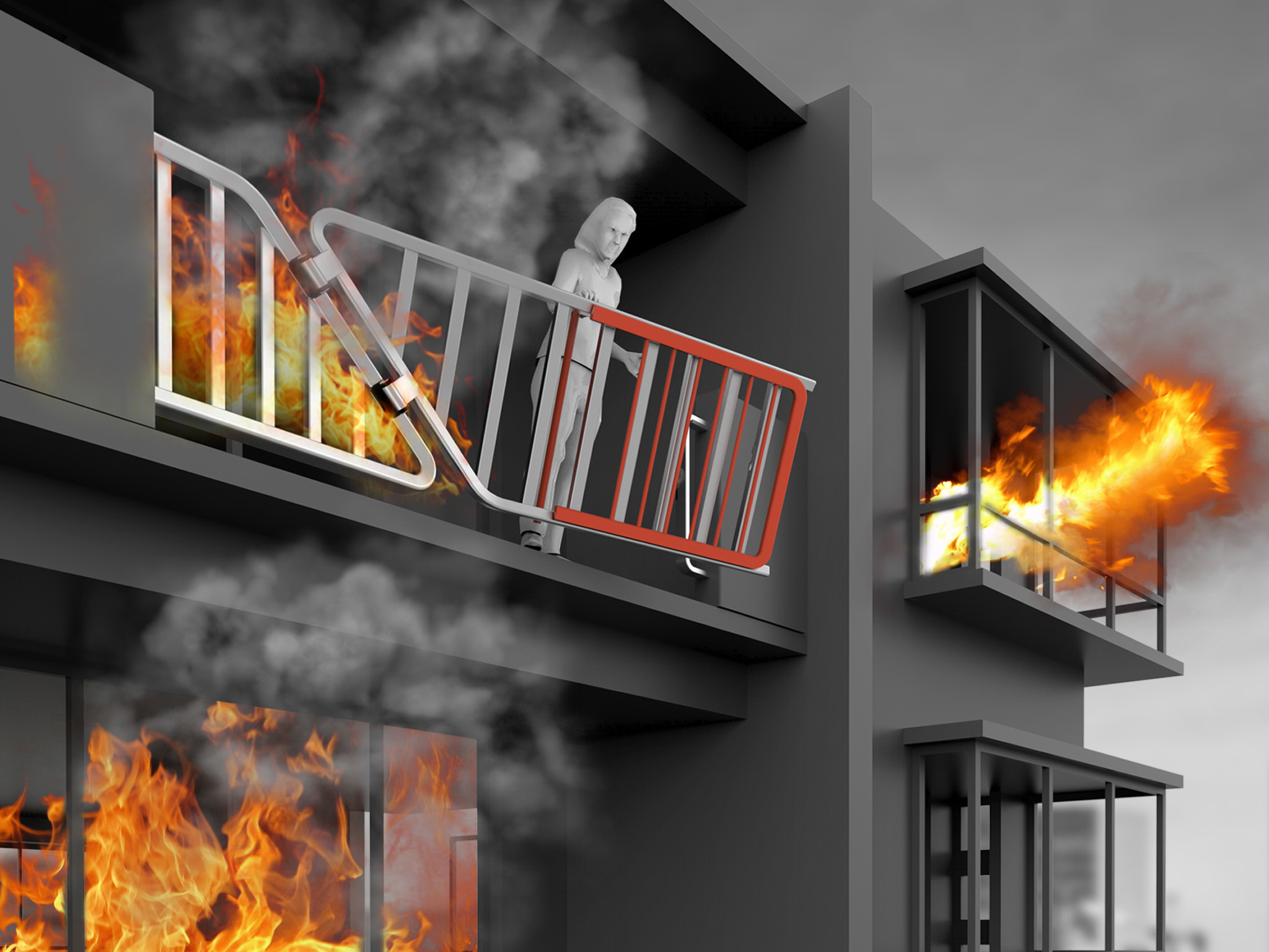 iF Design - Flee from The Fire