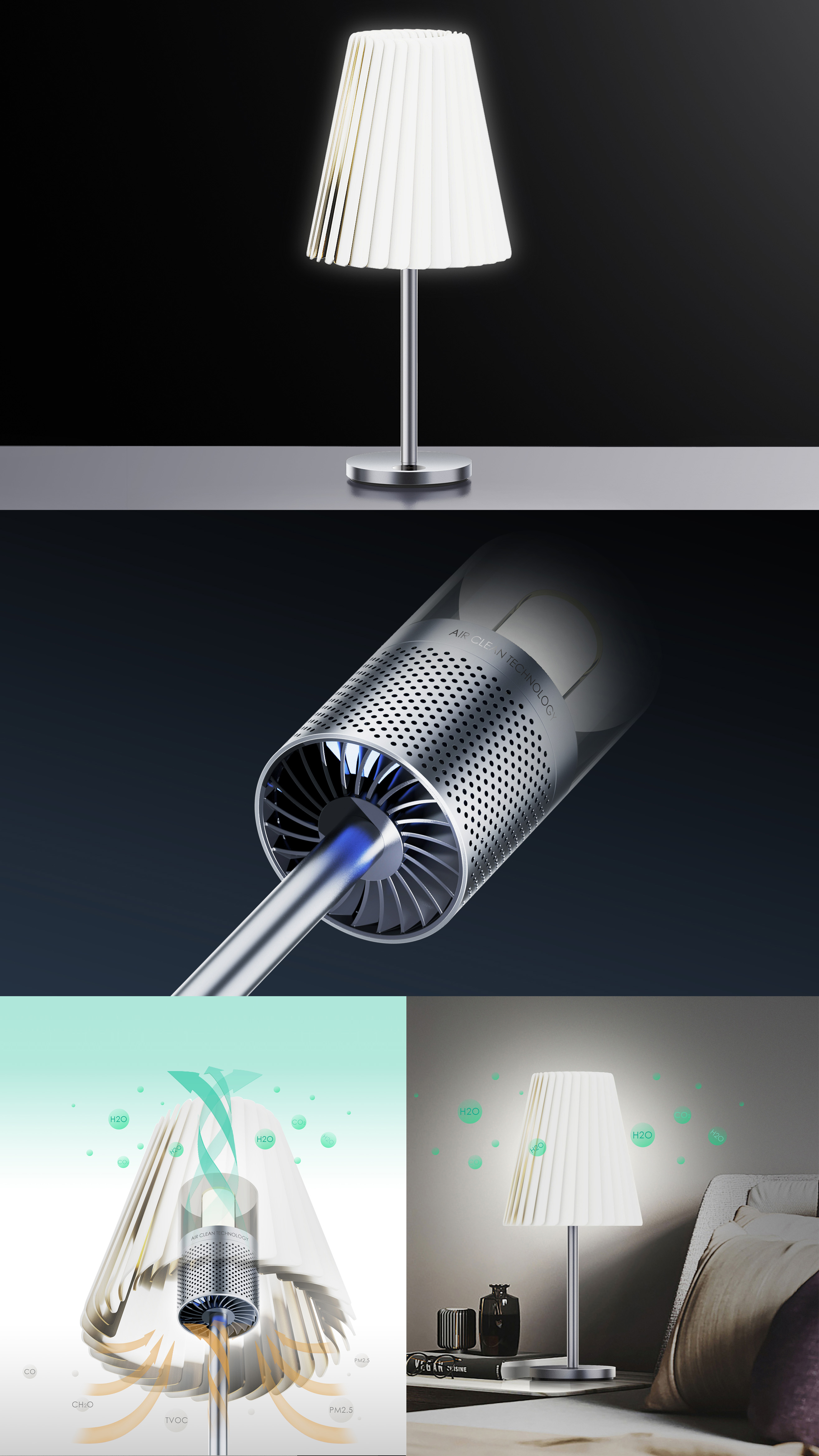 iF Design - Air purification lamps