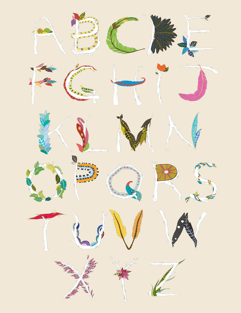 iF Design - Natural Typeface set