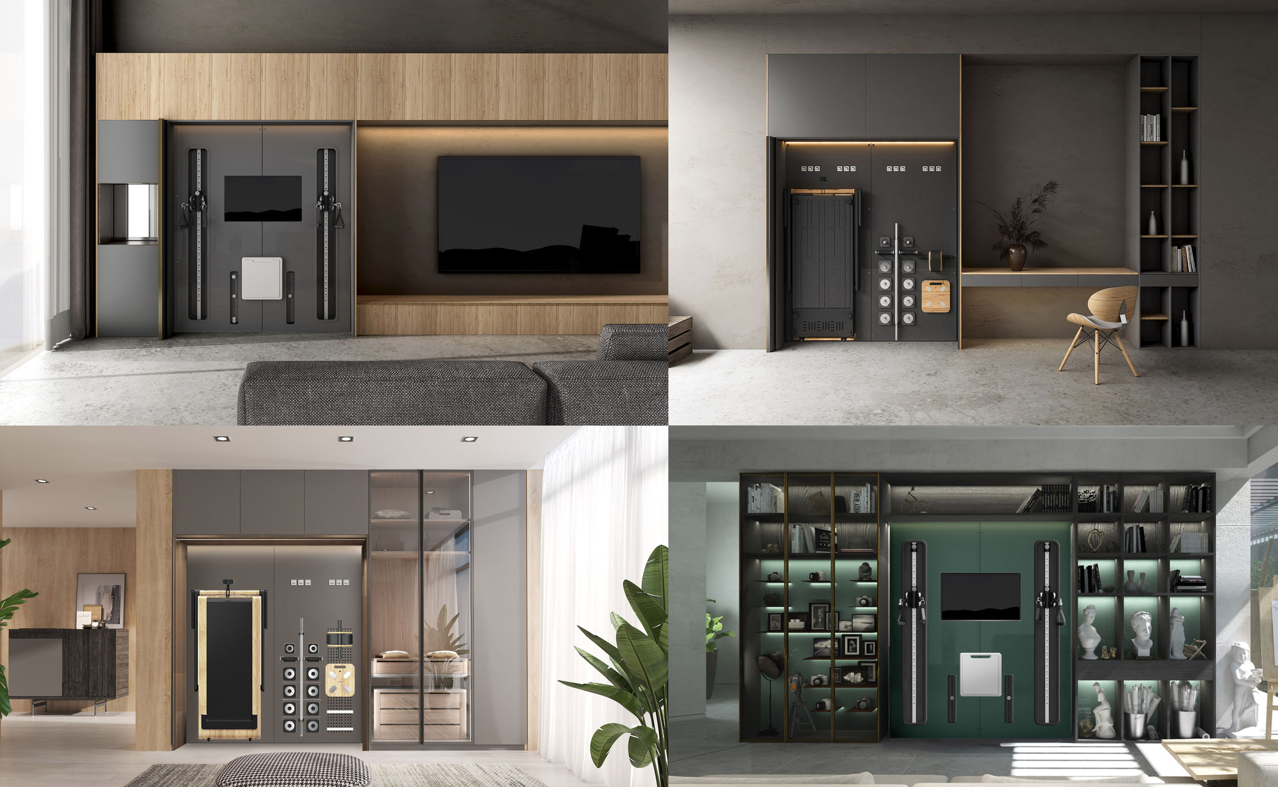 iF Design - MODULAR HIGHLY-INTERGRATED HOME FITNESS SYSTEM