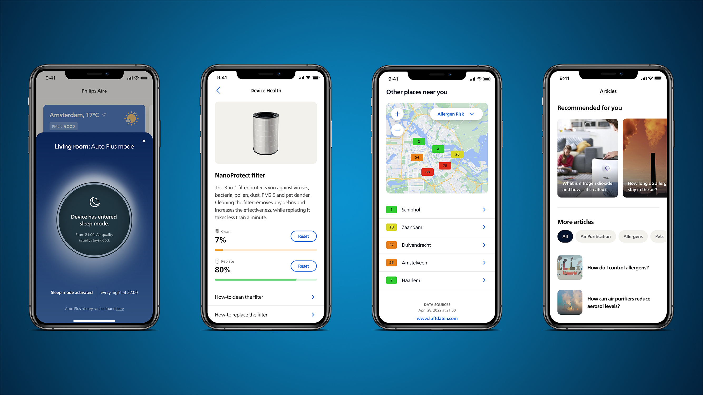iF Design - Philips Air+ App