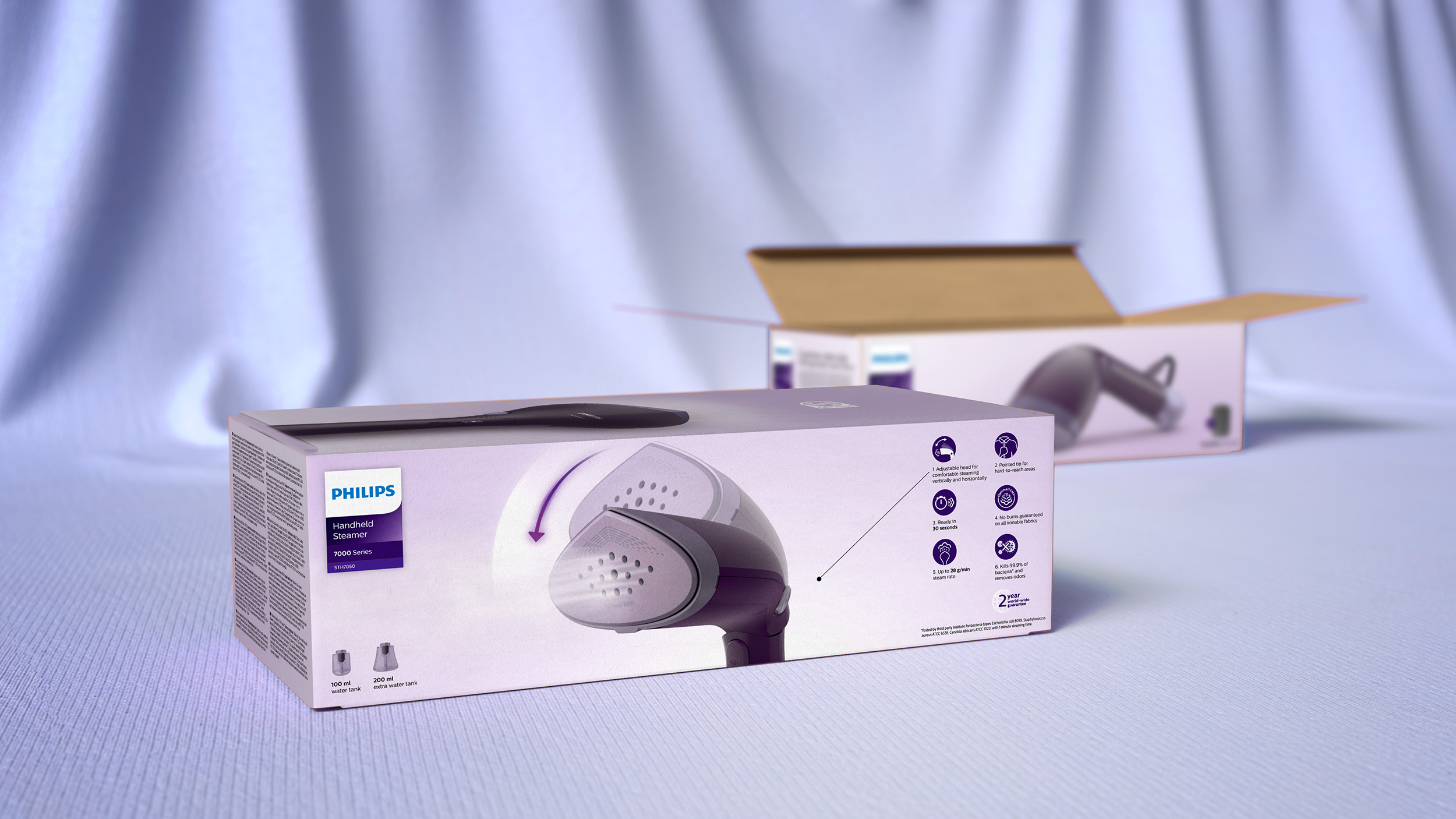 iF Design - Philips 7000 series Handheld Steamer packaging