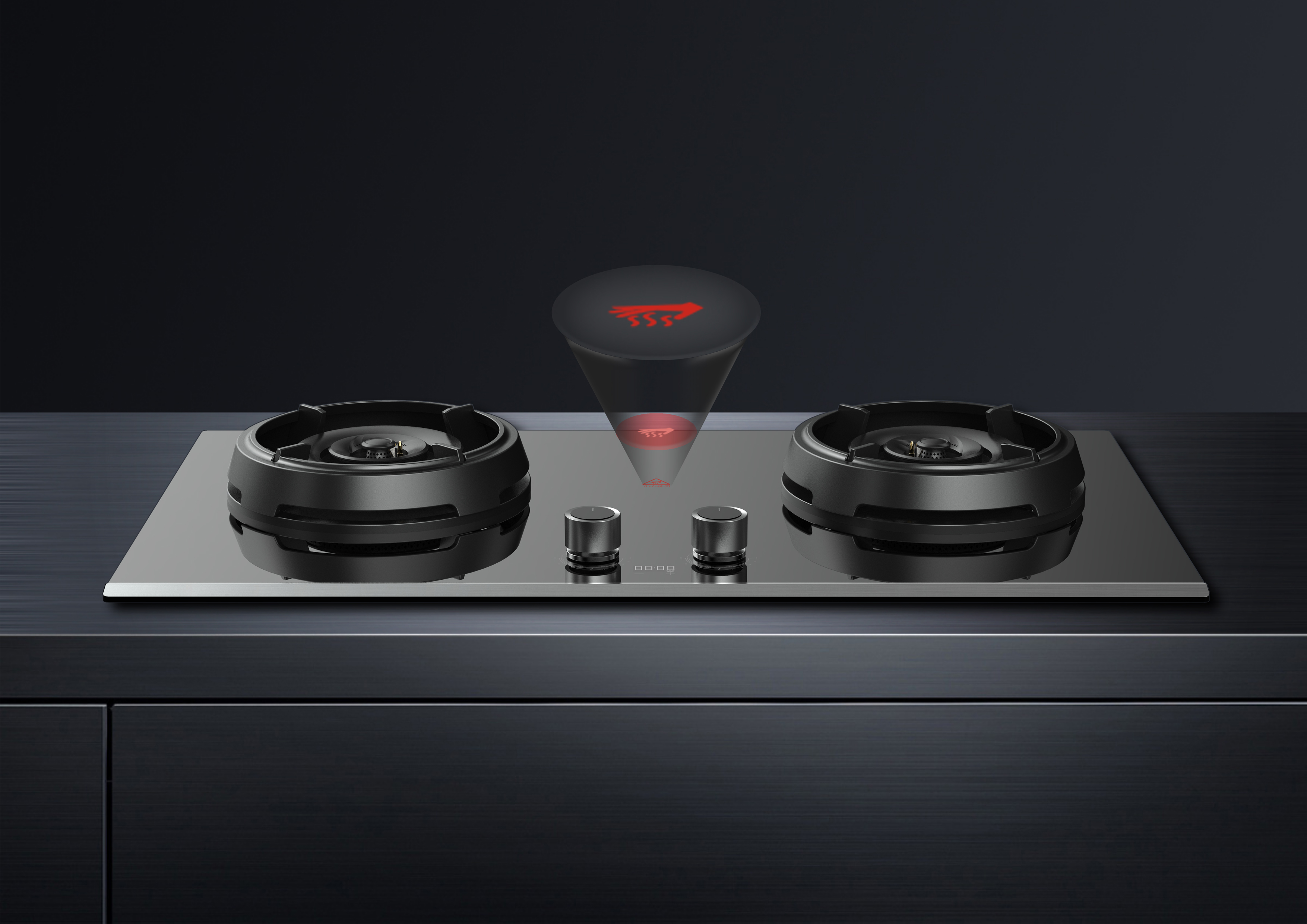 iF Design - Stove With Three Split Energy-gathering Rings