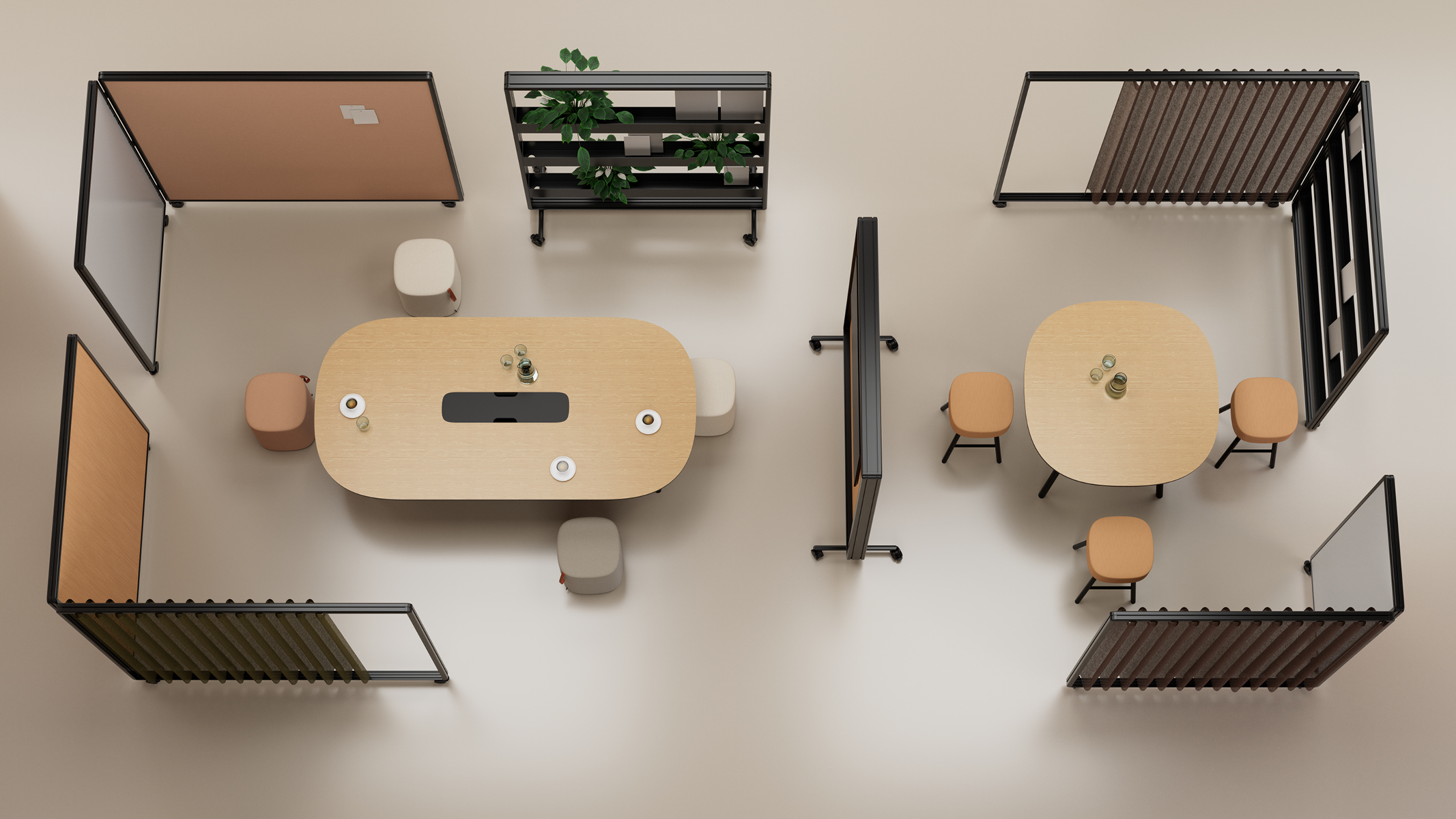 iF Design - Patio - open office space organizer