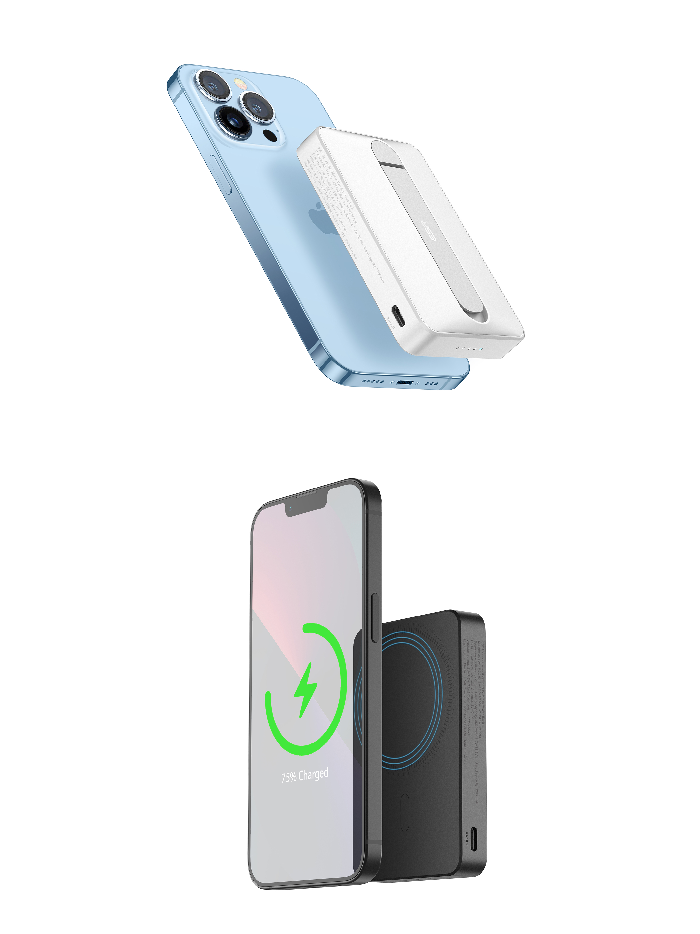 iF Design - ESR HaloLock mini Kickstand Wireless Power Bank