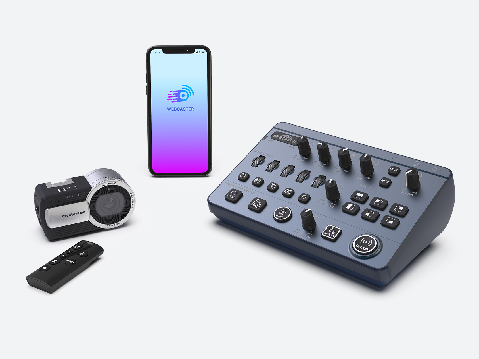 iF Design - Live Streaming Kit - Webcaster and CreatorCam