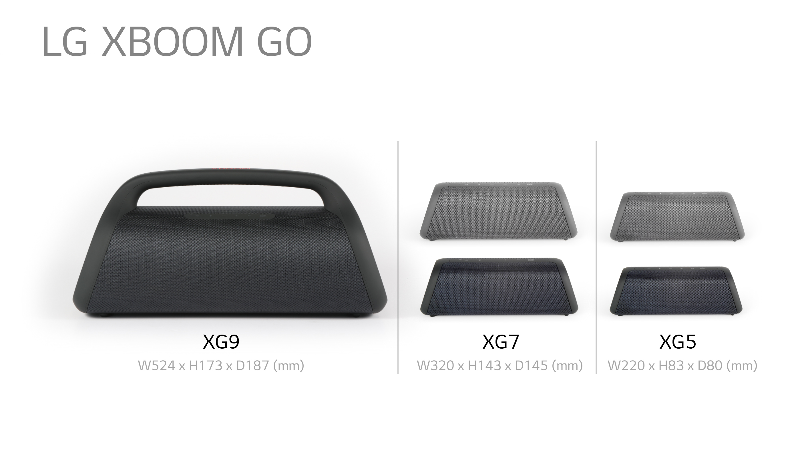 iF Design - LG XBOOM GO (XG9/XG7/XG5)